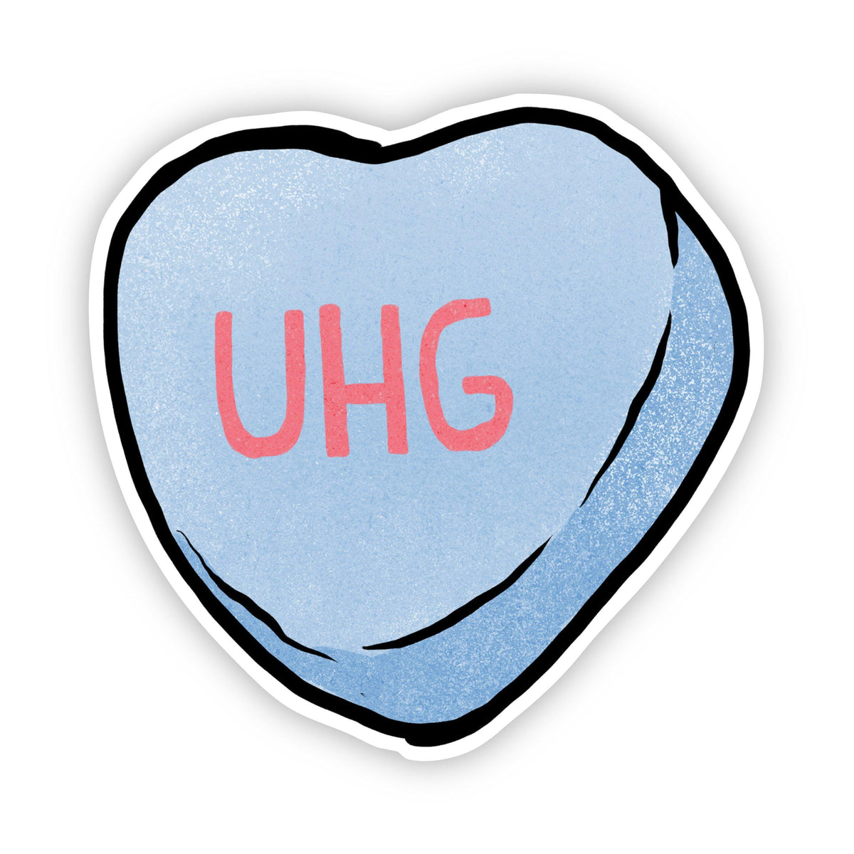 Uhg Heart Sticker – Big Moods