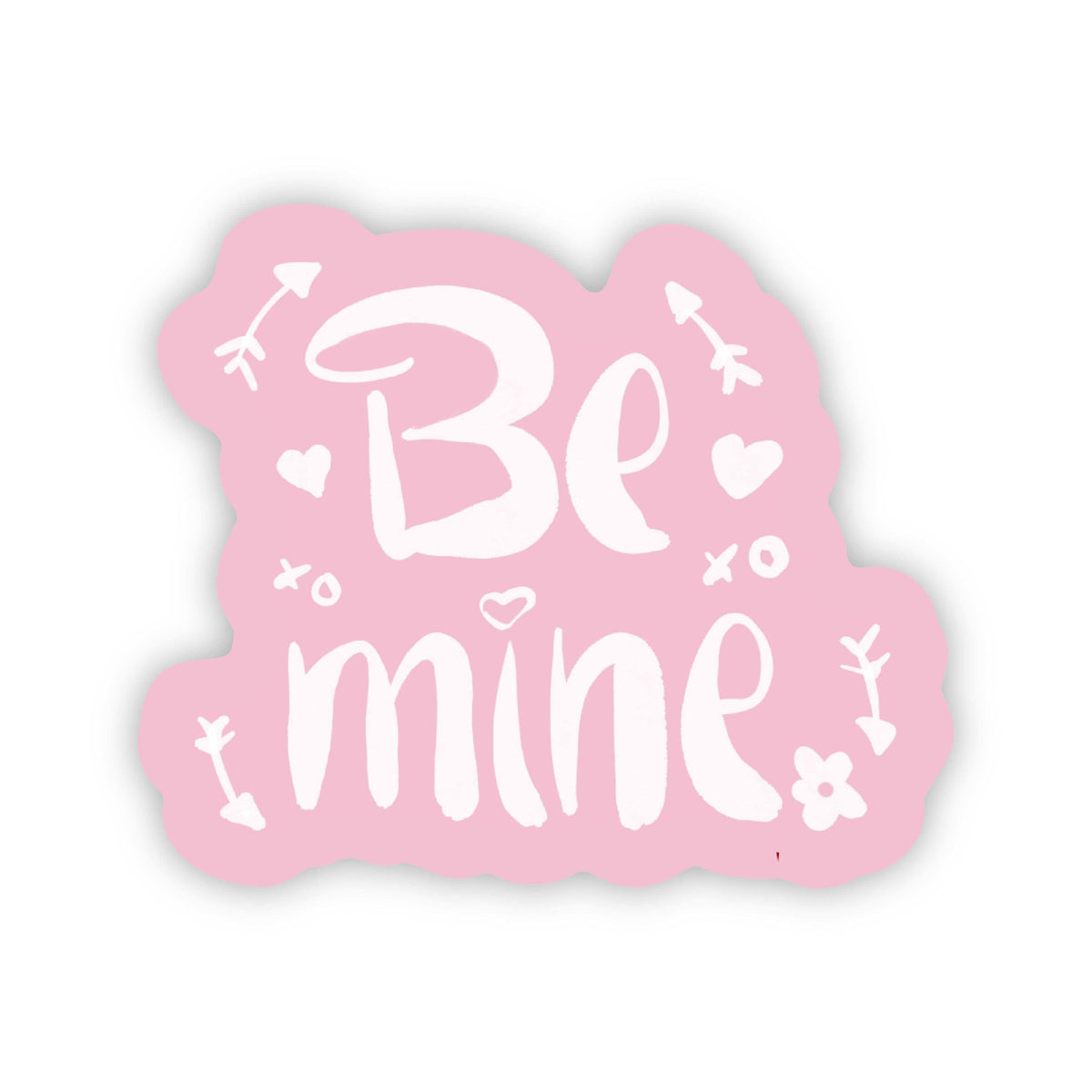 Be Mine Pink Love Sticker – Big Moods