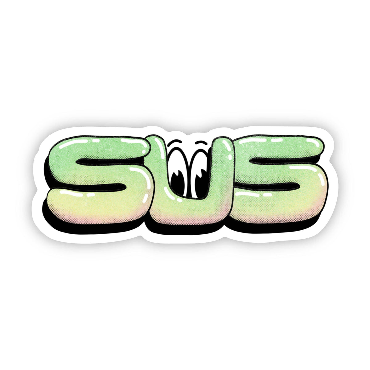 Sus Peeking Eyes Sticker – Big Moods