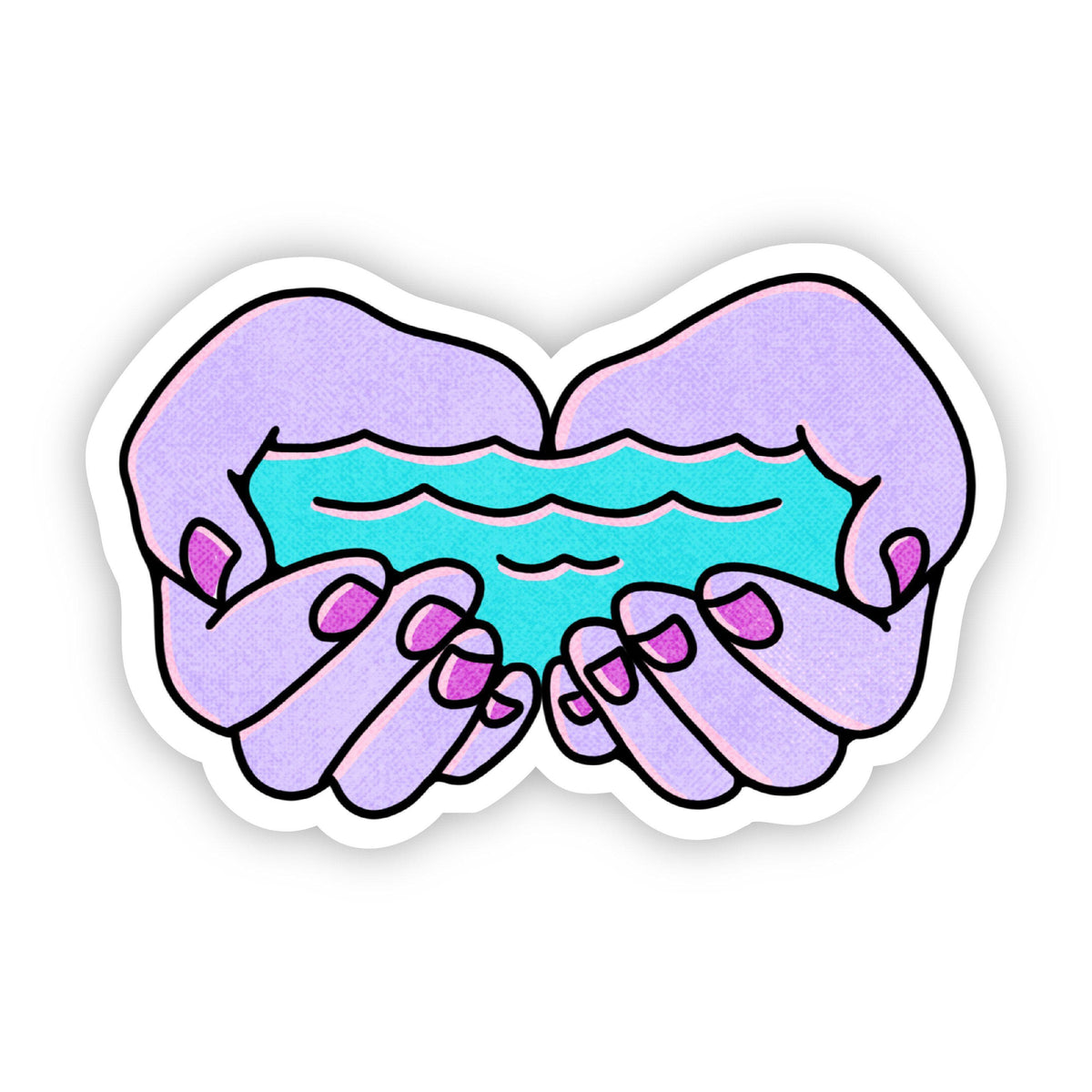Aquarius Water Bearer Sign Zodiac Sticker – Big Moods