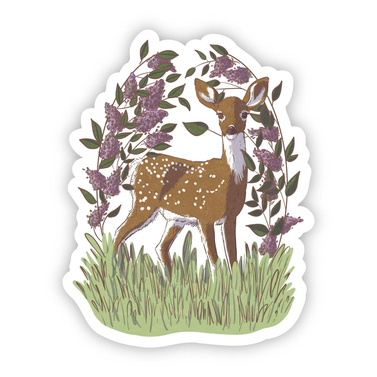 Deer Cottagecore Sticker – Big Moods