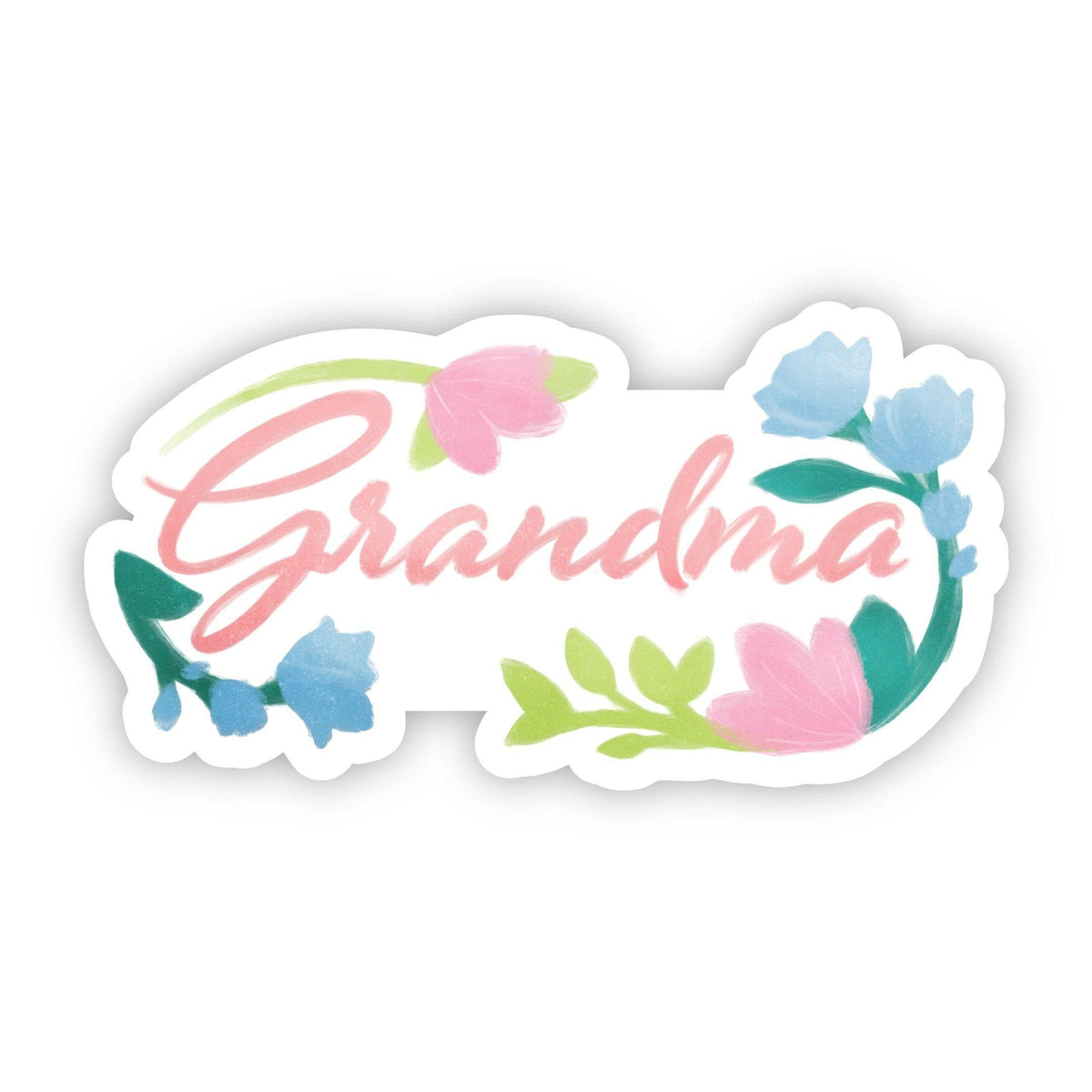Grandma Pastel Cursive Sticker – Big Moods