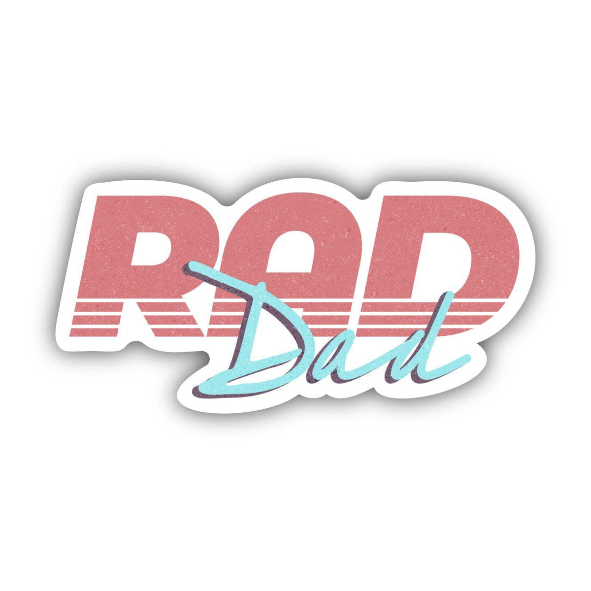 Rad Dad Red Sticker – Big Moods
