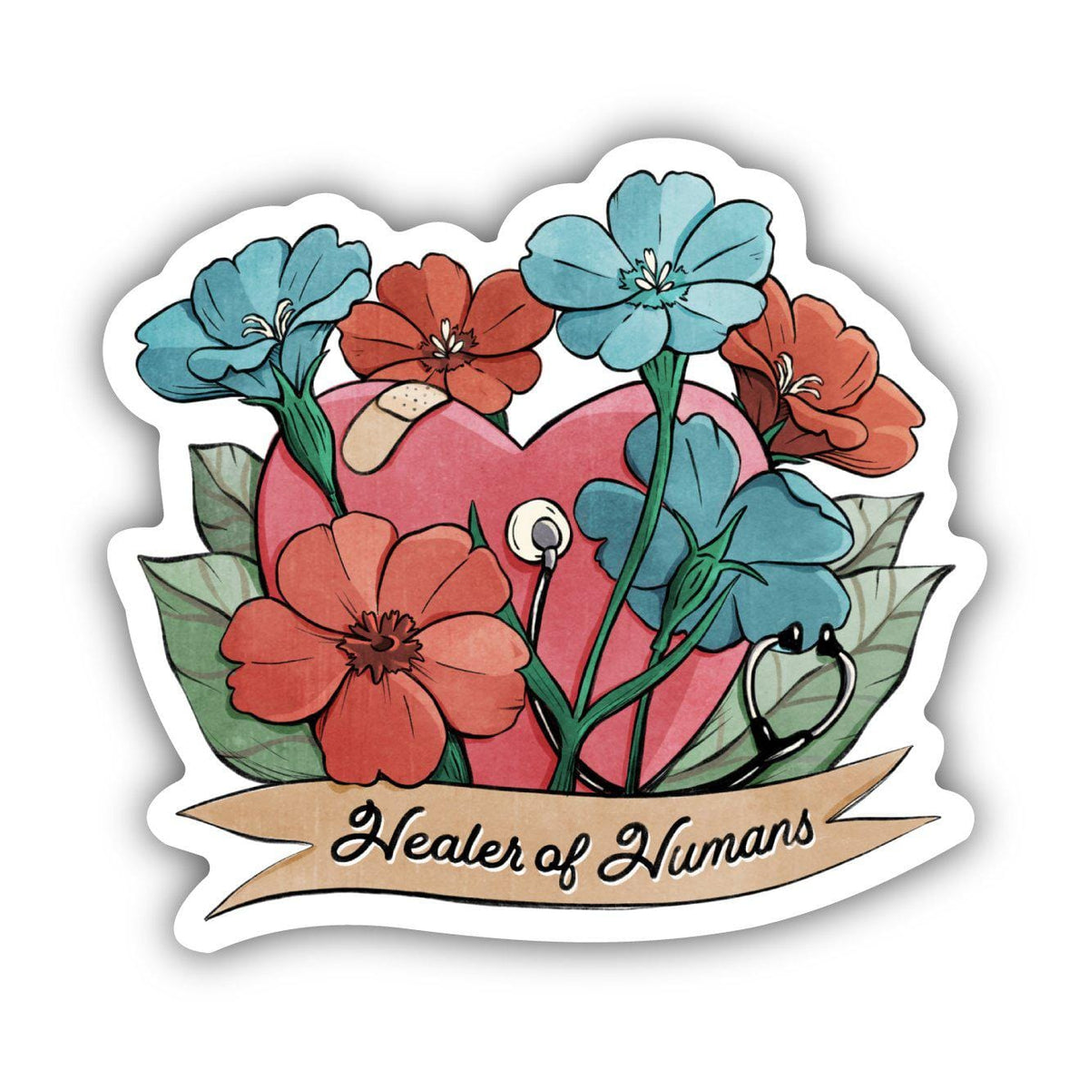 Healer of Humans Sticker – Big Moods