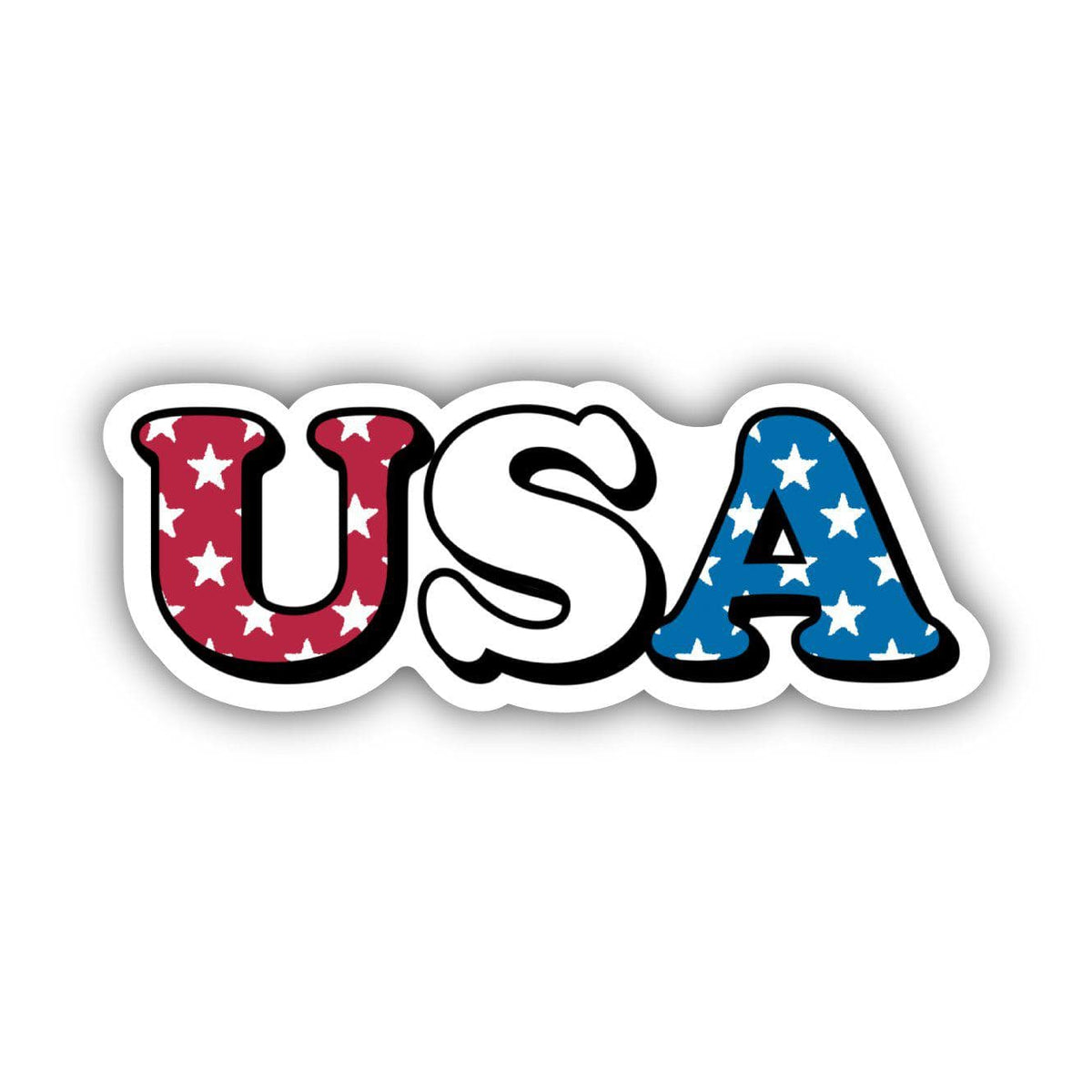 USA Stars Design Lettering – Big Moods