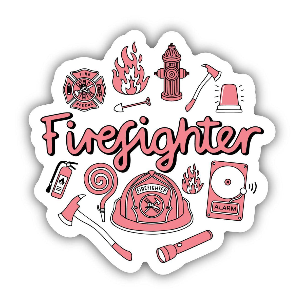 Firefighter Sticker – Big Moods