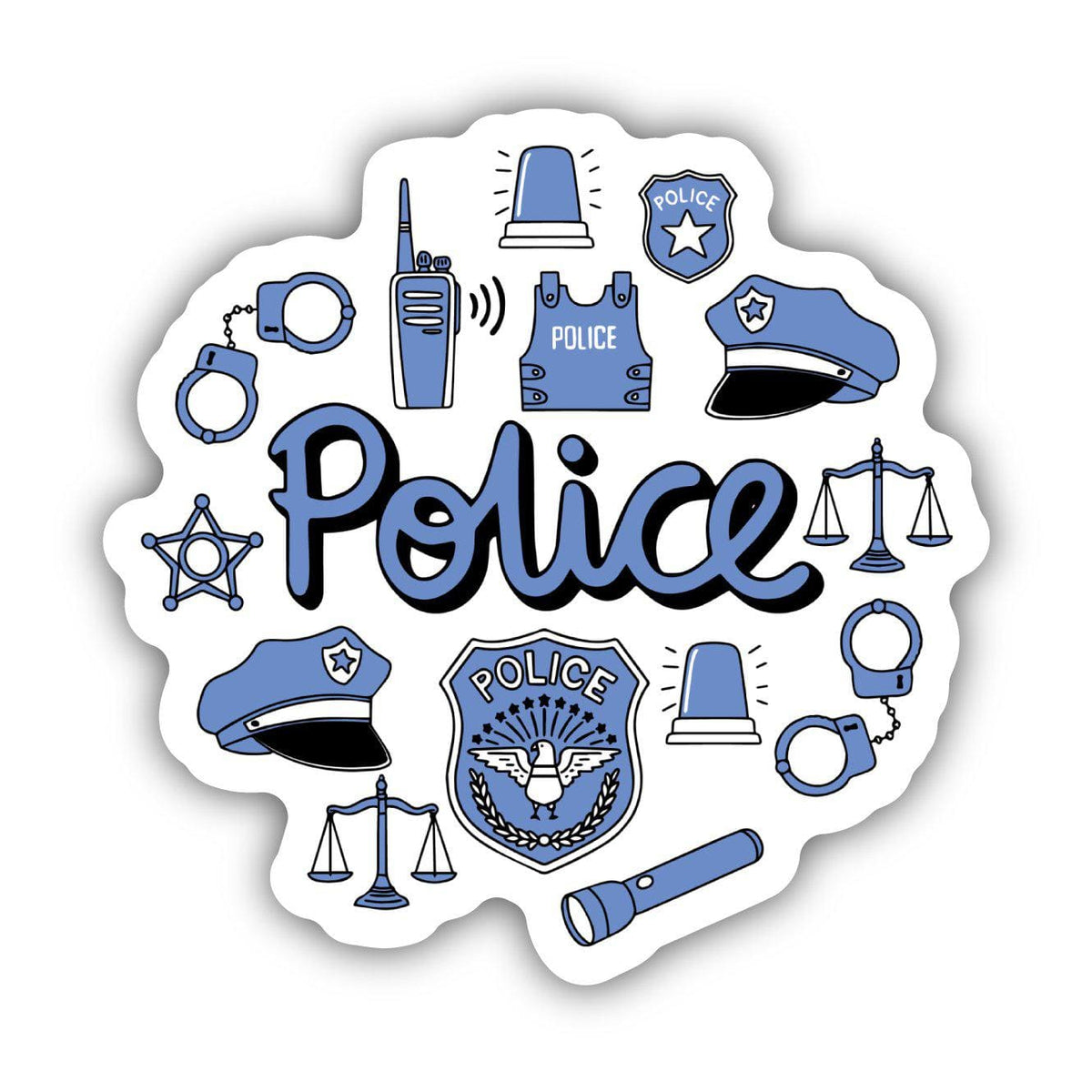 Police Sticker – Big Moods