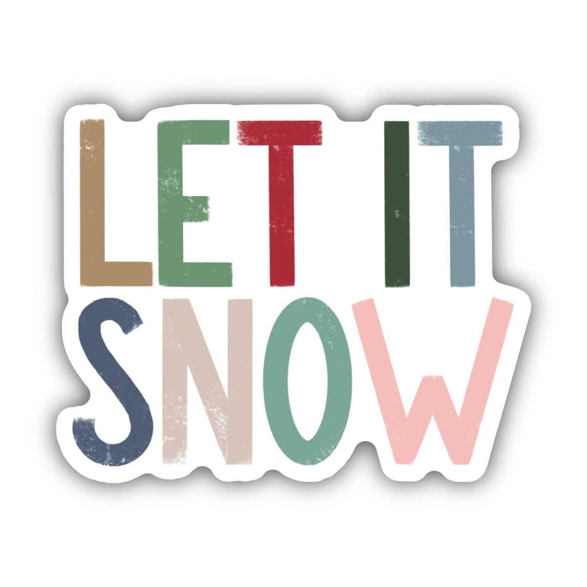 "Let it Snow" Sticker – Big Moods