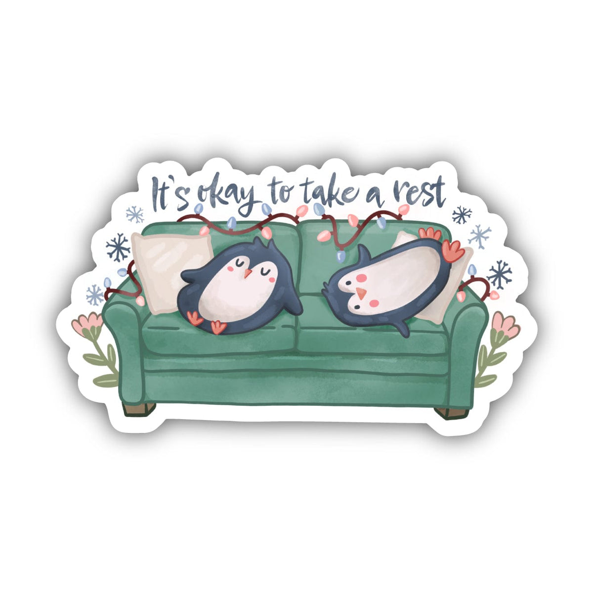 "It's Okay To Take A Rest" Sticker – Big Moods