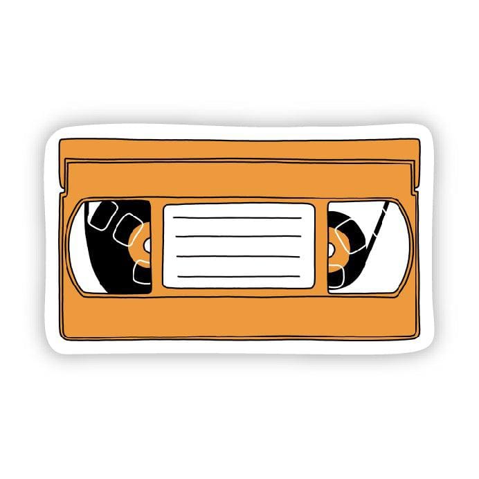 orange VHS sticker – Big Moods