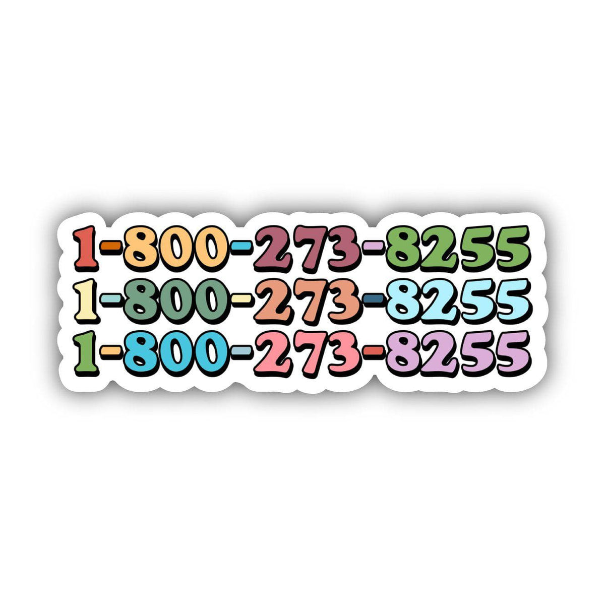 National Suicide Prevention Lifeline Sticker – Big Moods