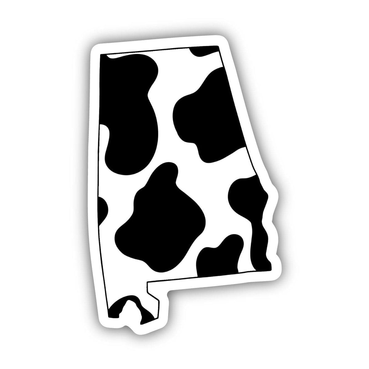 Alabama Cow Pattern Sticker – Big Moods
