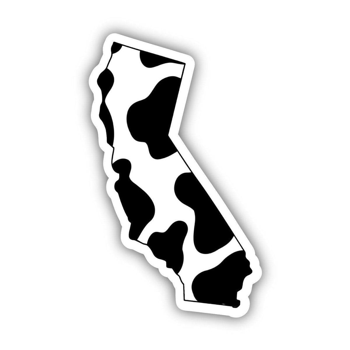 California Cow Pattern Sticker – Big Moods