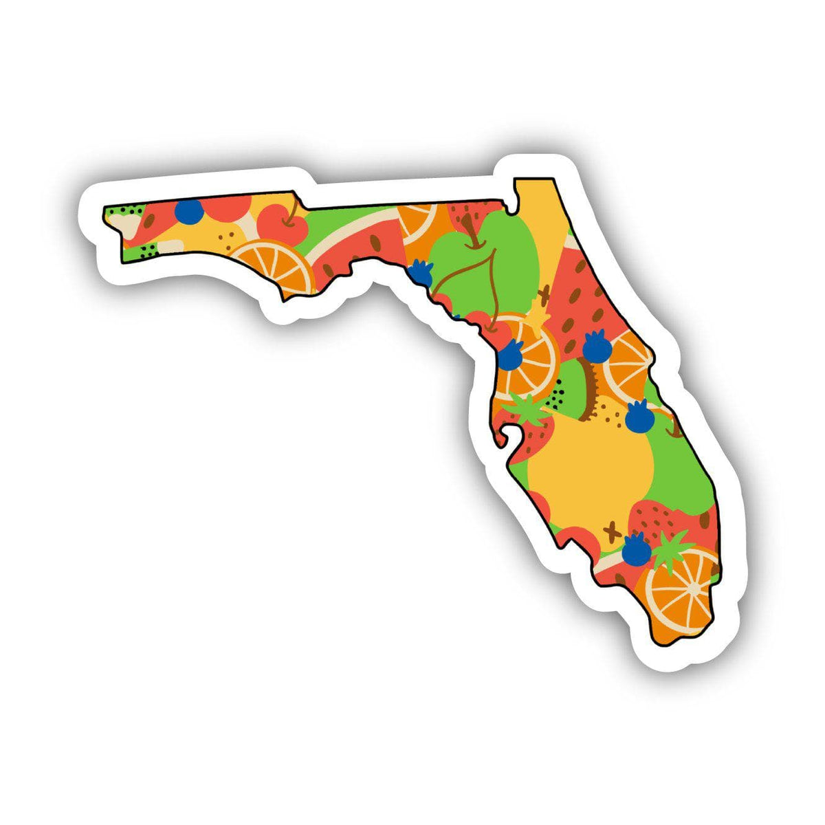 Florida Fruit Pattern Sticker – Big Moods