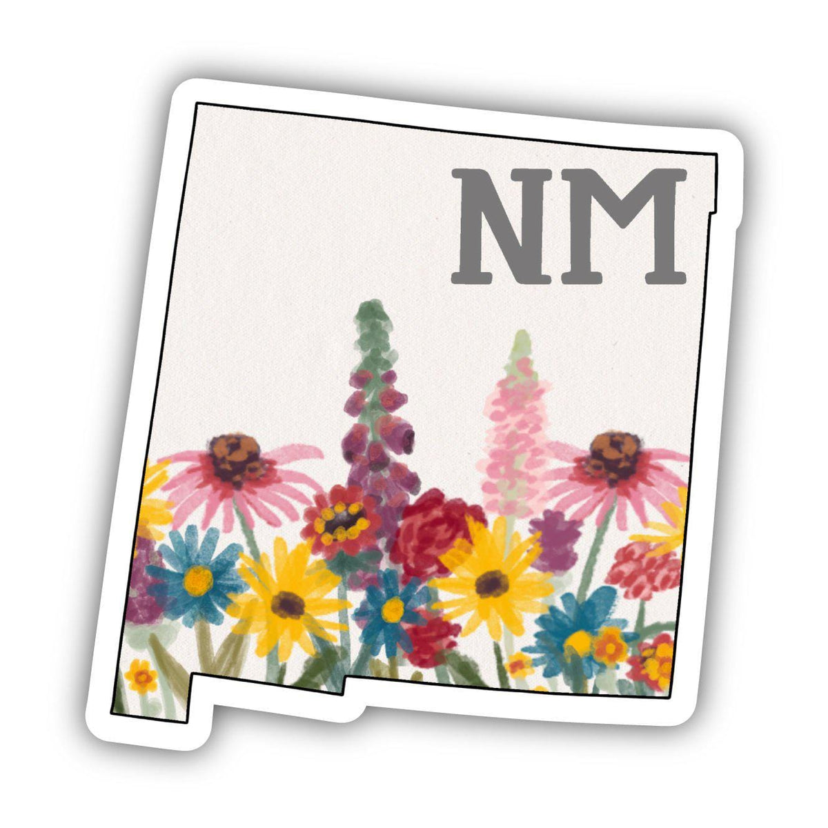 New Mexico Painterly Pattern Sticker – Big Moods