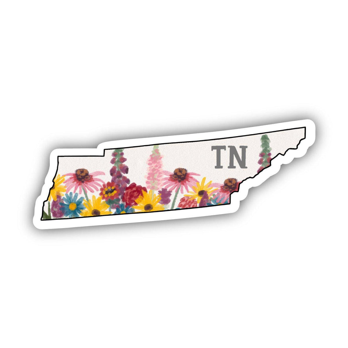 Tennessee Painterly Pattern Sticker – Big Moods