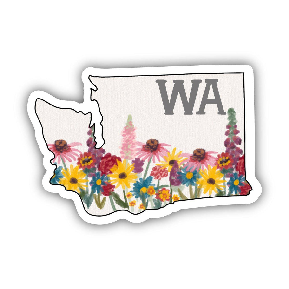 Washington Painterly Pattern Sticker – Big Moods