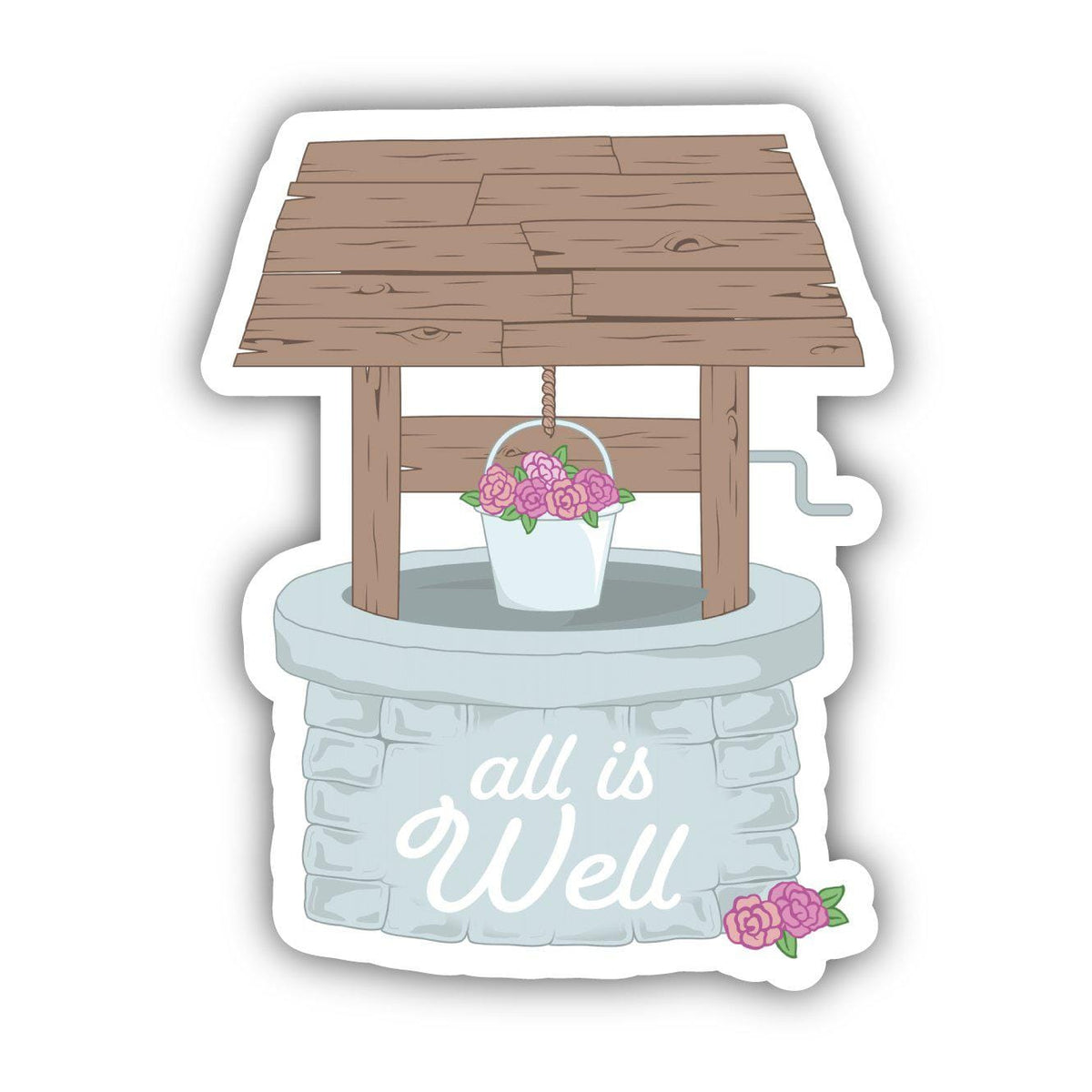 All Is Well Positivity Sticker – Big Moods