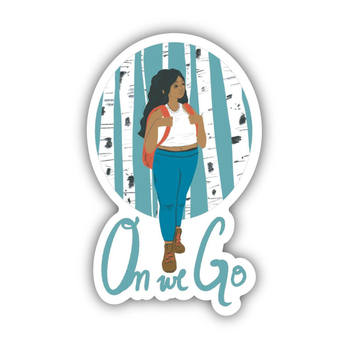 On We Go Sticker – Big Moods