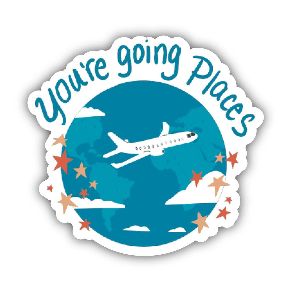 You're Going Places Travel Sticker – Big Moods