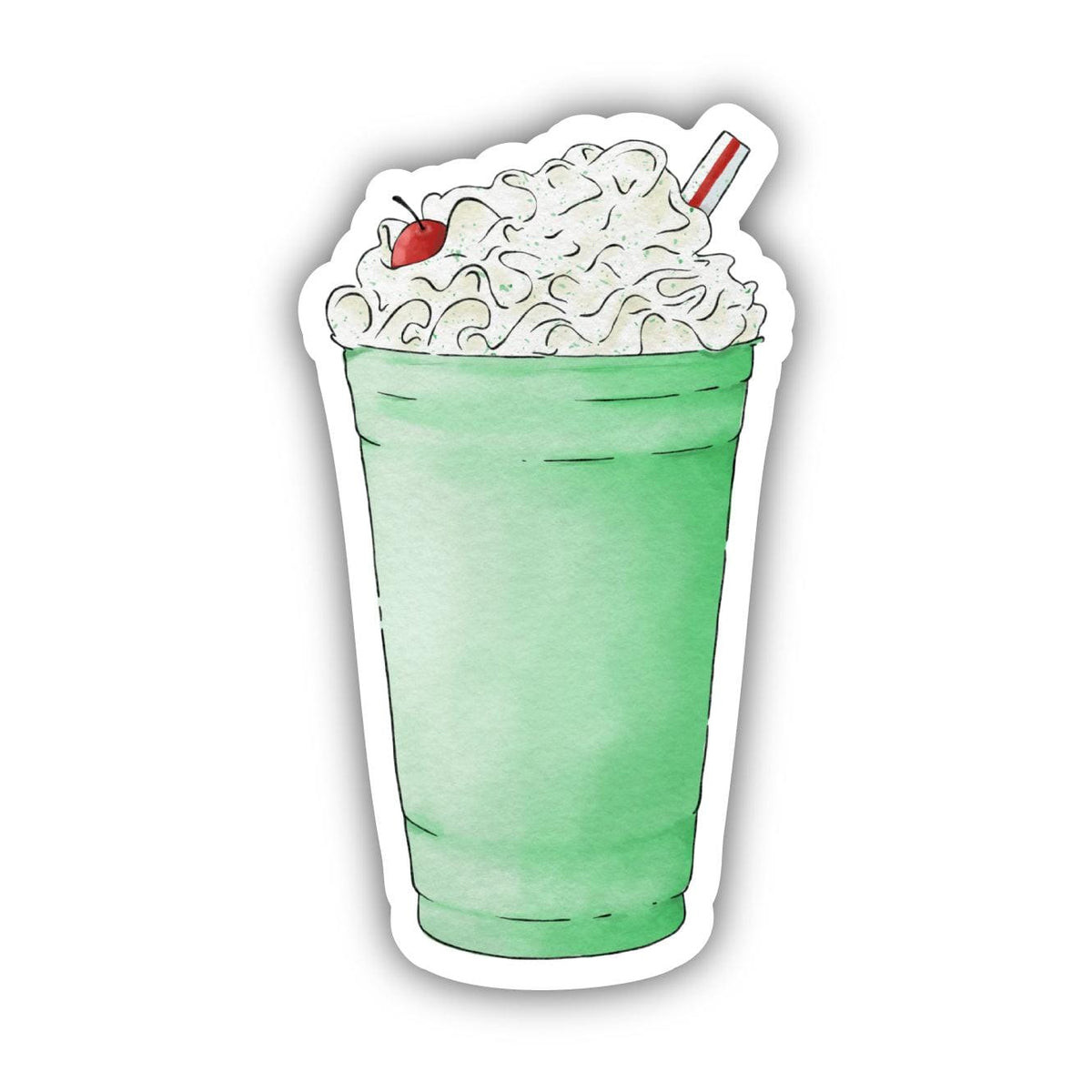 Shamrock Shake Sticker – Big Moods