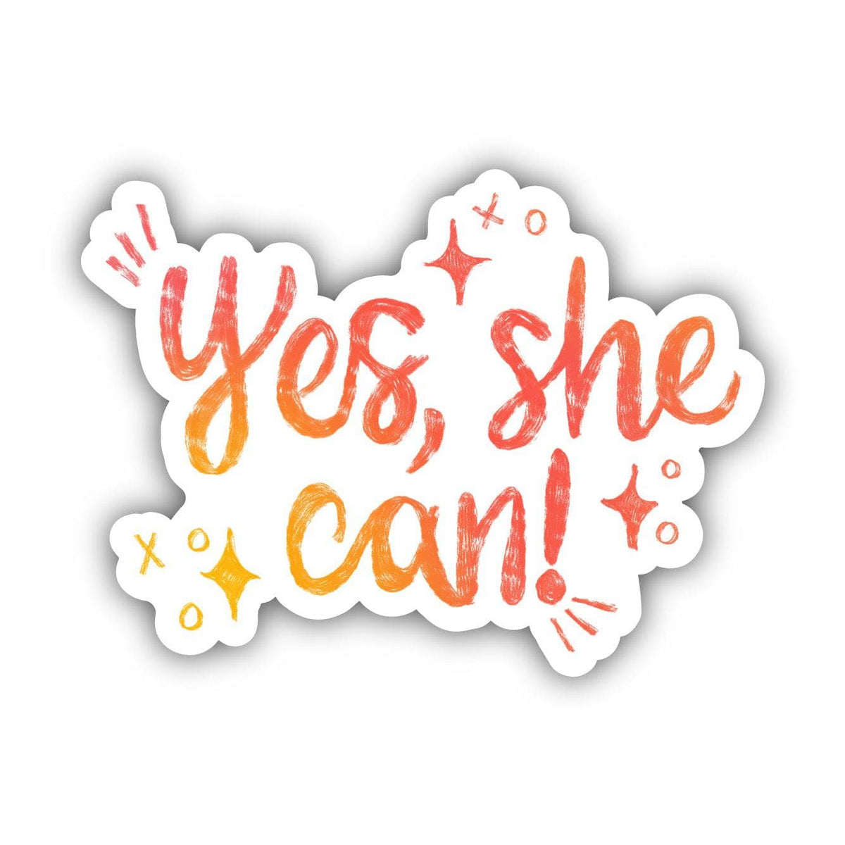 Yes, She Can! Sticker – Big Moods