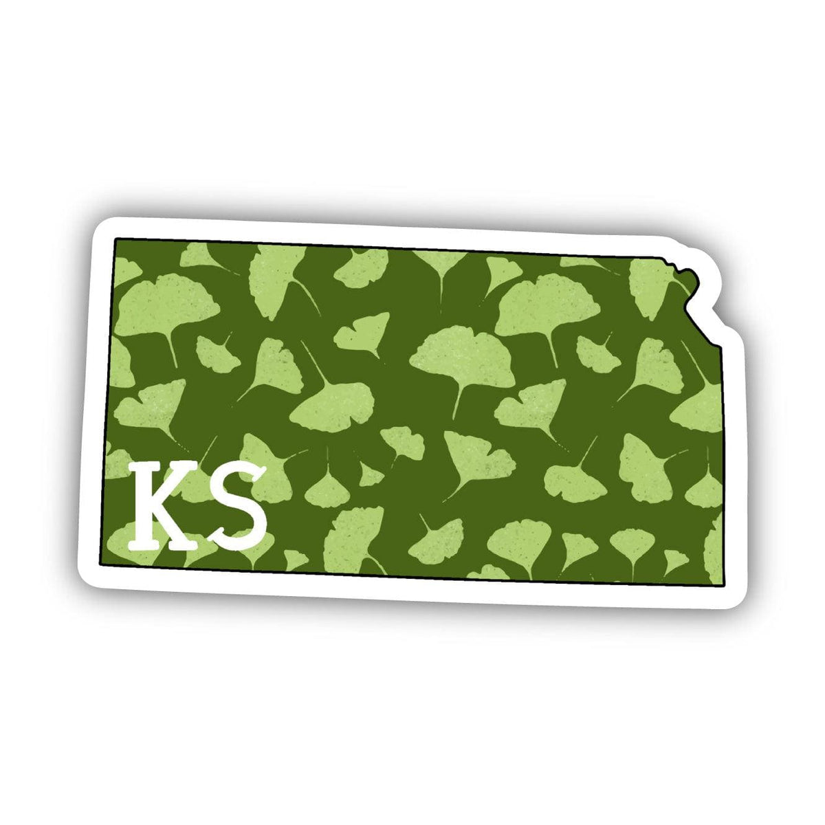 Kansas Green Nature Sticker – Big Moods