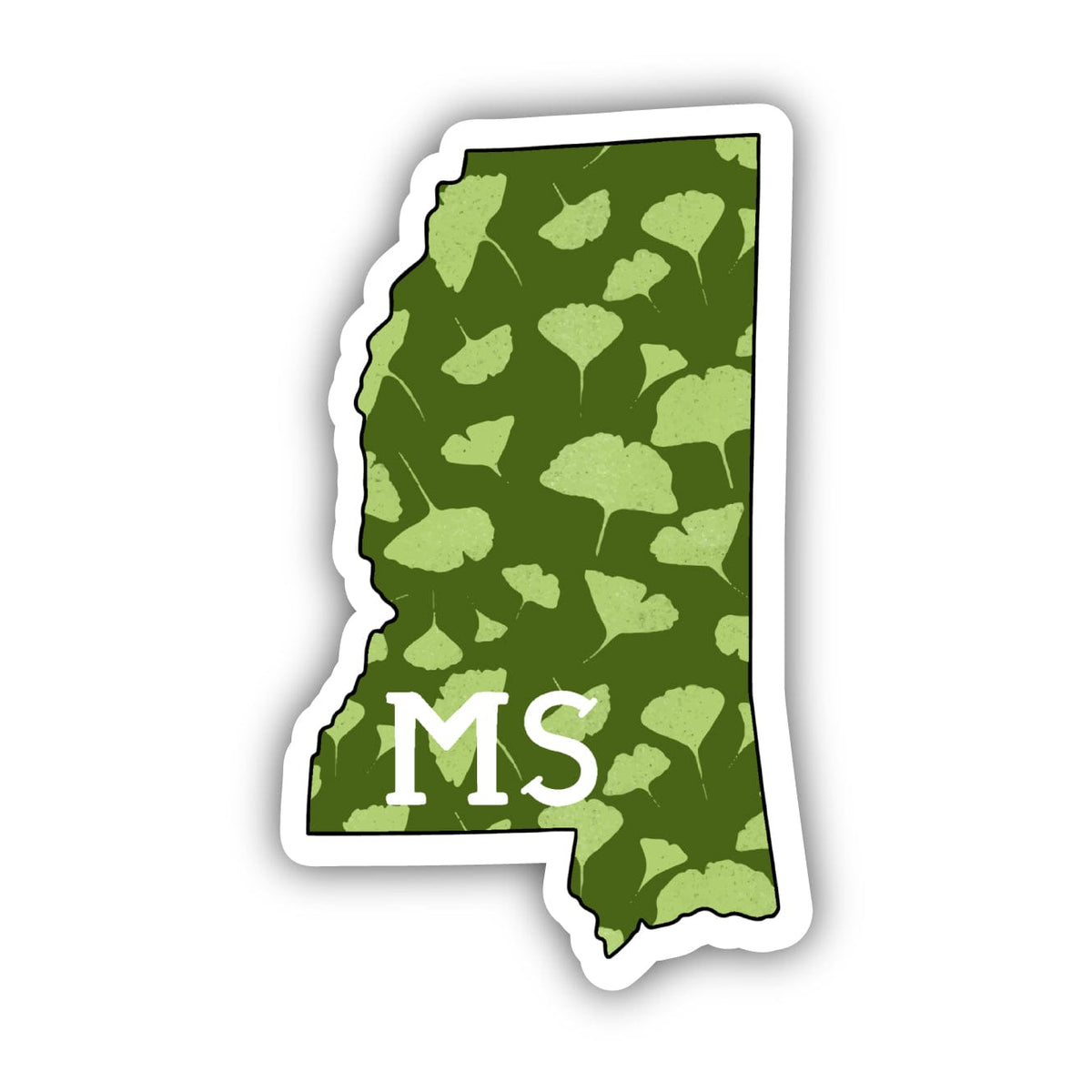 Mississippi Green Nature Sticker – Big Moods