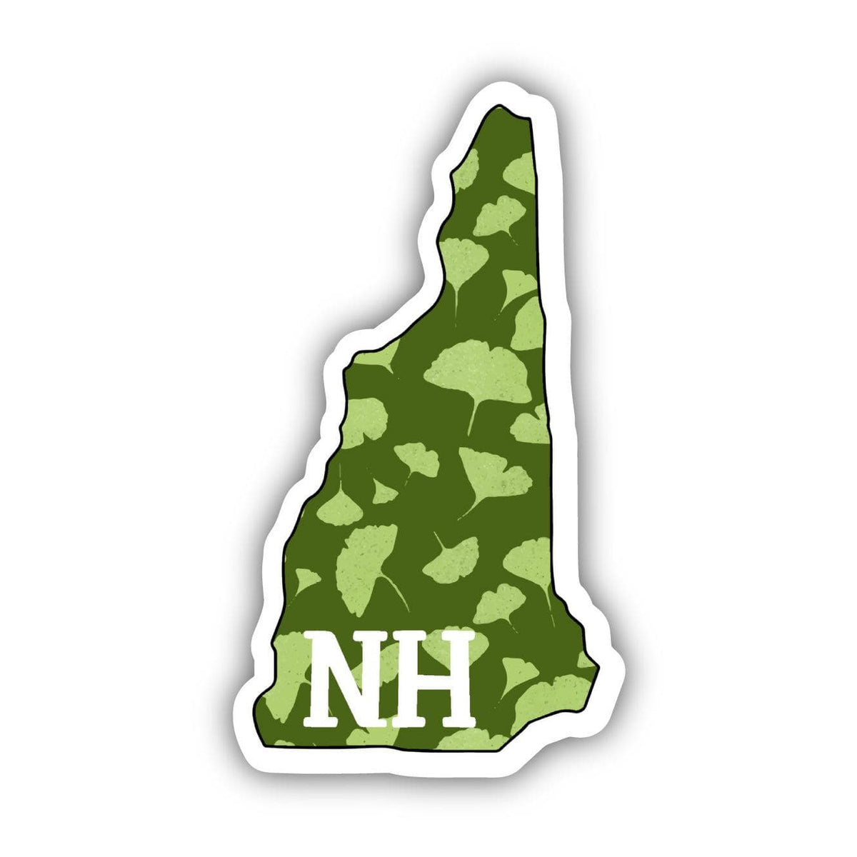 New Hampshire Green Nature Sticker – Big Moods