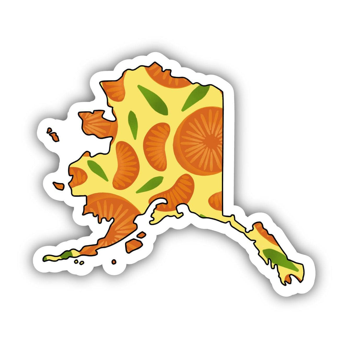 Alaska Orange & Yellow Fruit Sticker – Big Moods