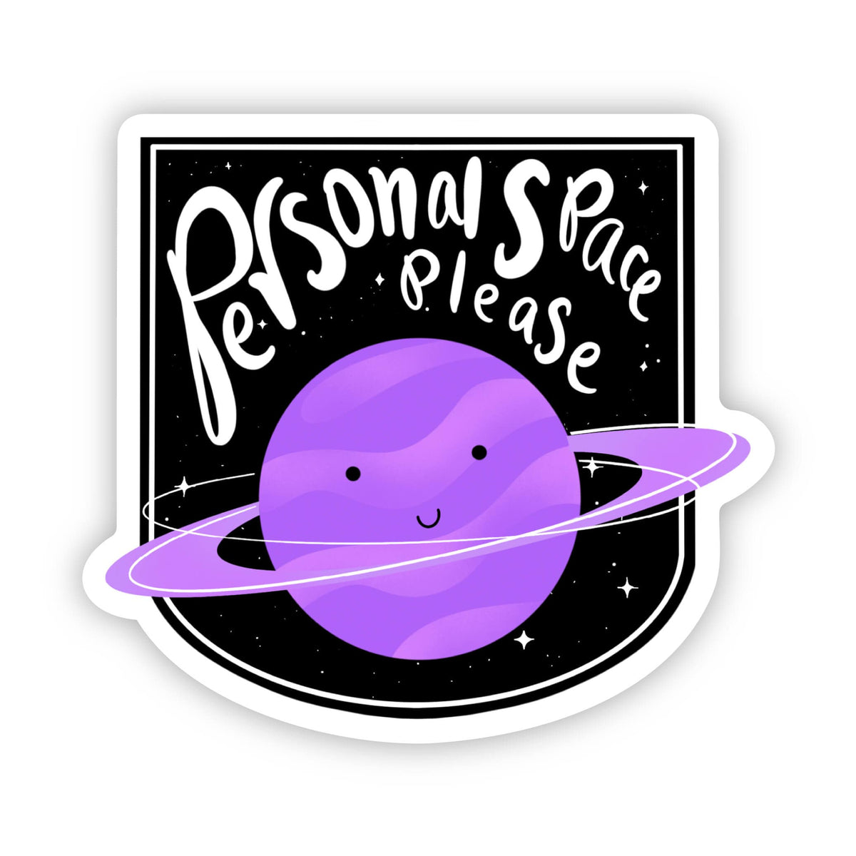 "Personal Space Please" Sticker – Big Moods