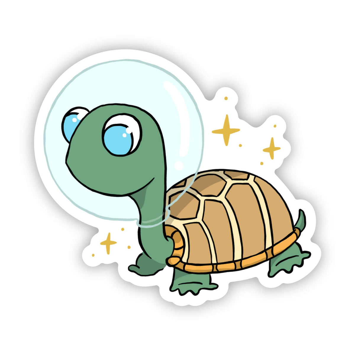 Astronaut Turtle Sticker – Big Moods