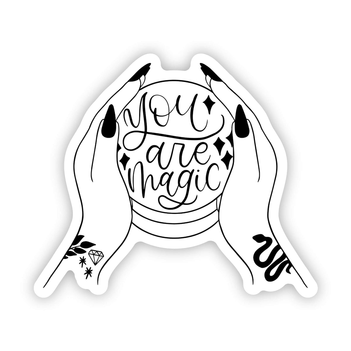 "You Are Magic" 8 Ball Sticker – Big Moods