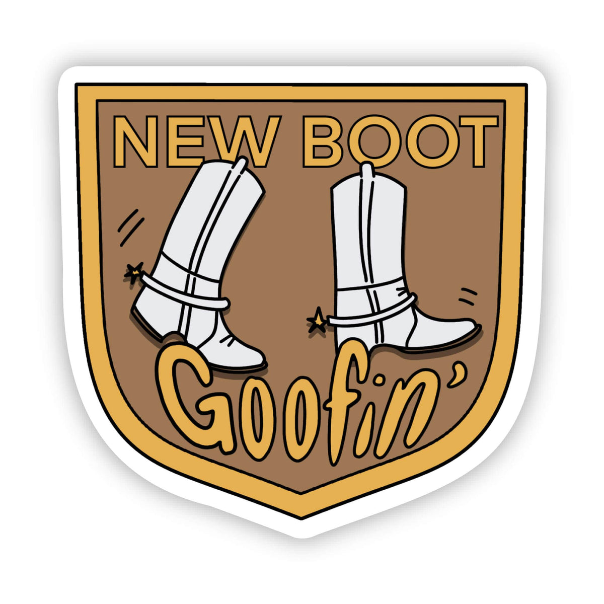 "New Boot Goofin" Sticker – Big Moods