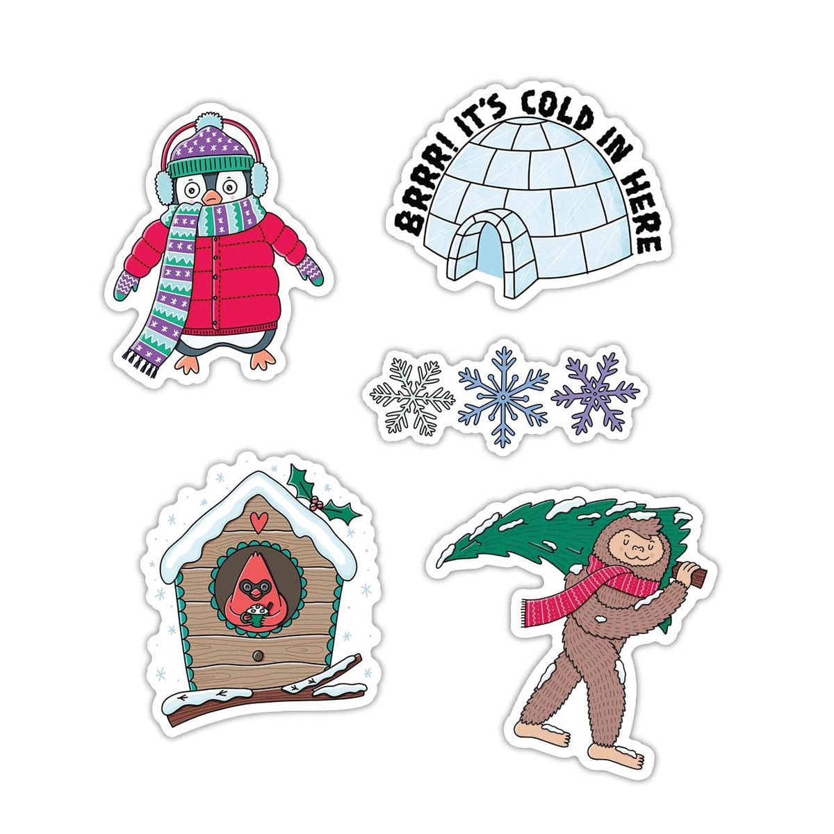 BRRR! Bigfoot 5 Pack – Big Moods