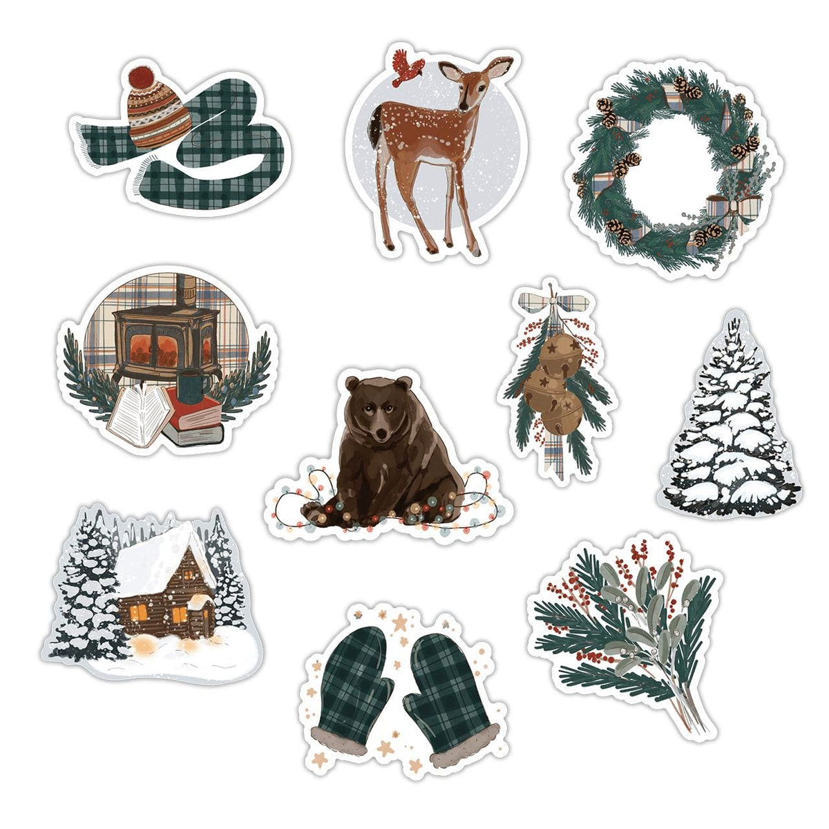 Winter Sticker 10 Pack – Big Moods