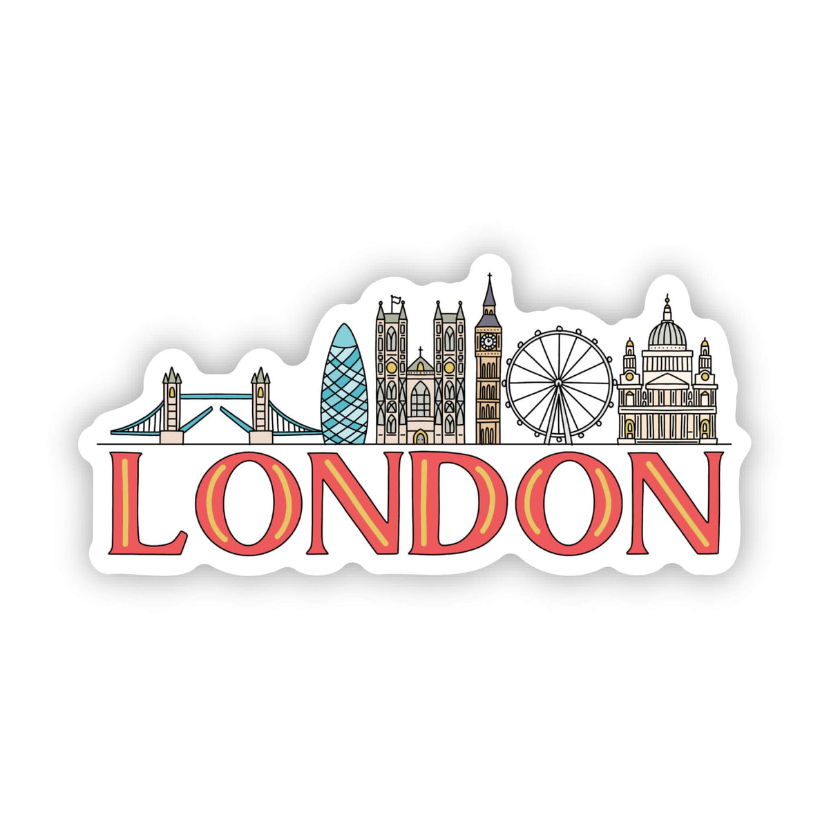 London Skyline Sticker – Big Moods