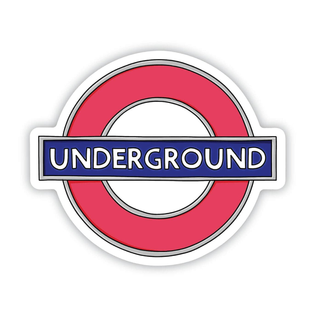 London Underground Sign Sticker – Big Moods