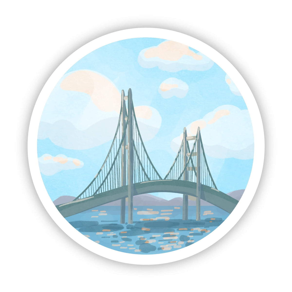 Michigan Bridge Sticker – Big Moods