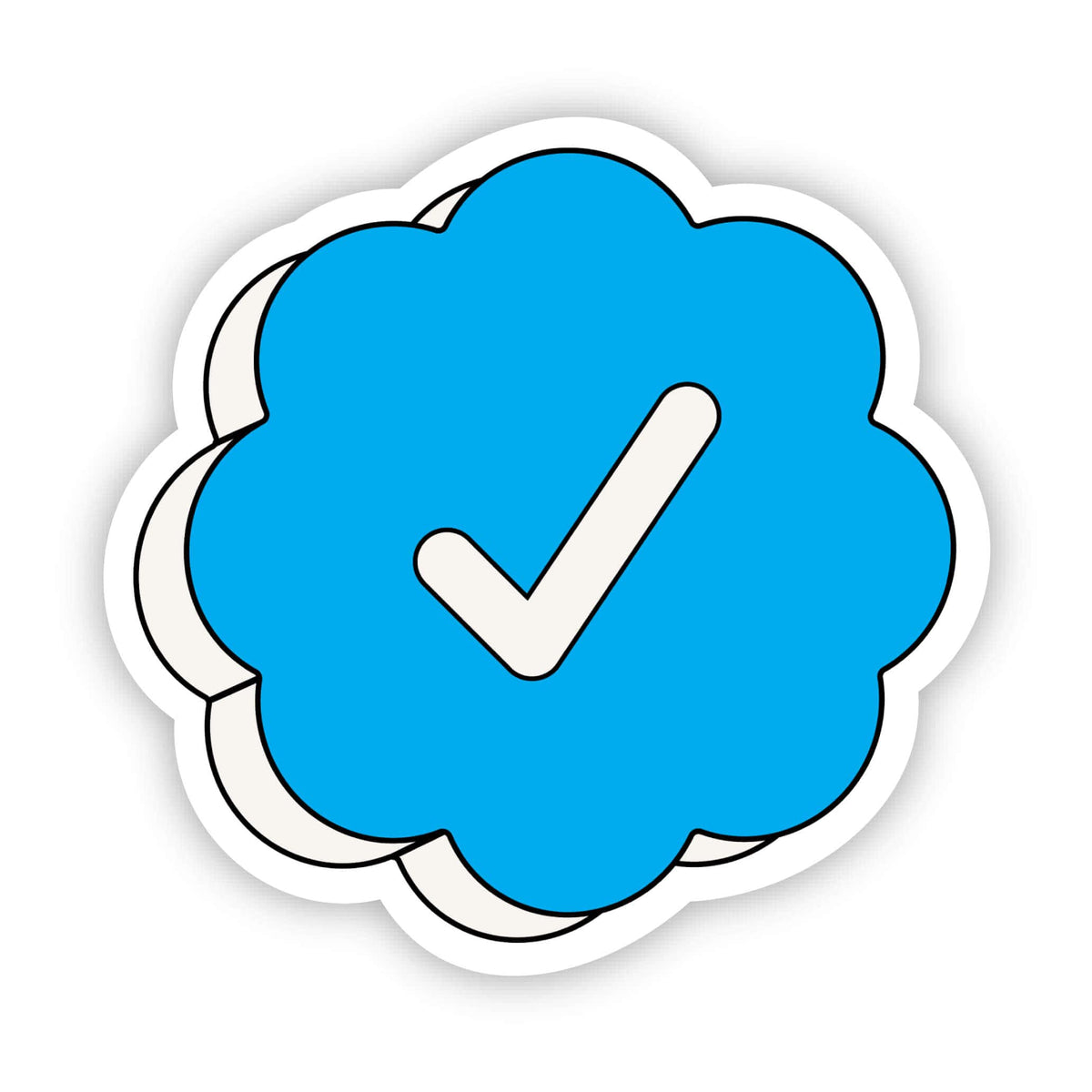 "Twitter Verification Badge" Sticker – Big Moods
