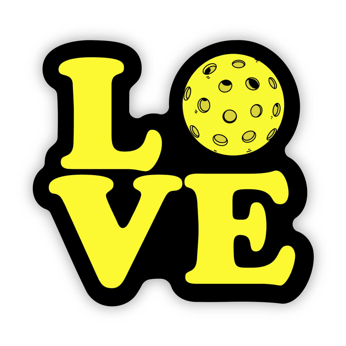 Pickleball LOVE Sticker – Big Moods