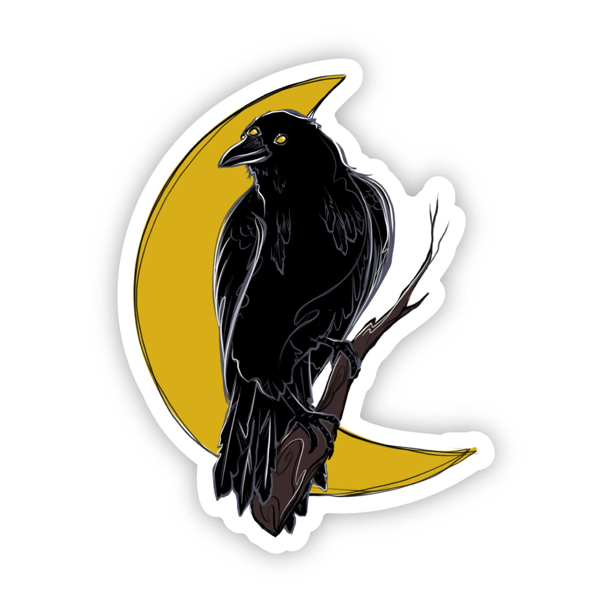Three Eyed Raven Sticker – Big Moods