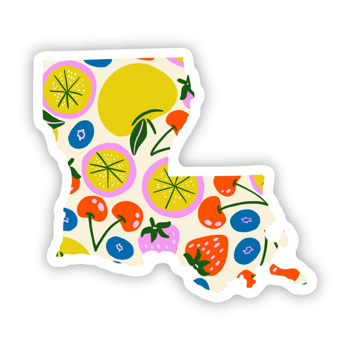 Louisiana Sticker - Cute Fruits – Big Moods