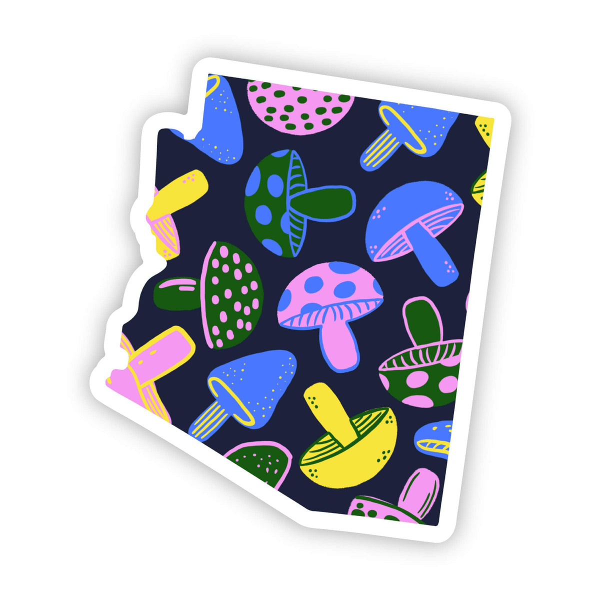 Arizona Sticker - Mushroom – Big Moods
