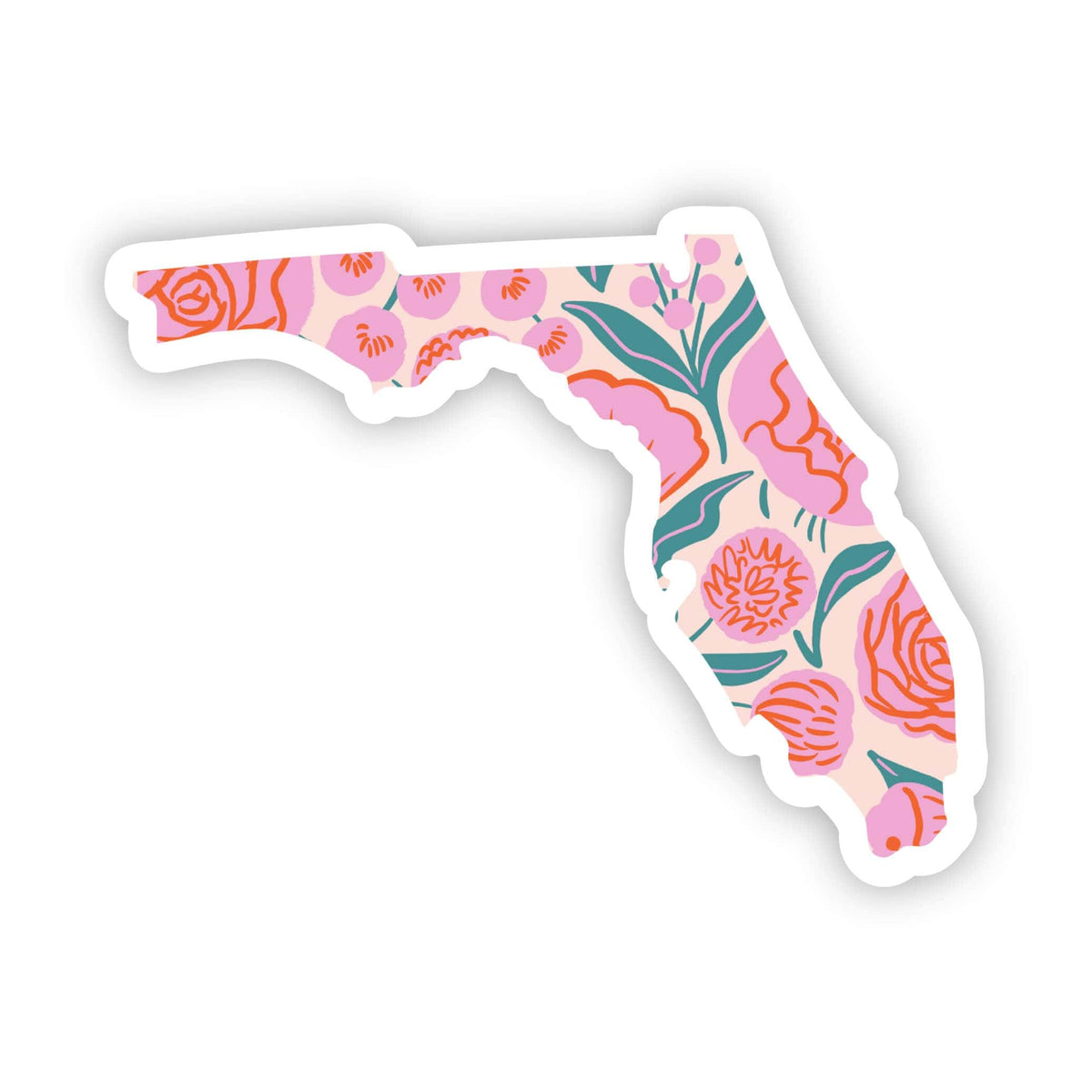 Florida Sticker - Elegant Floral – Big Moods