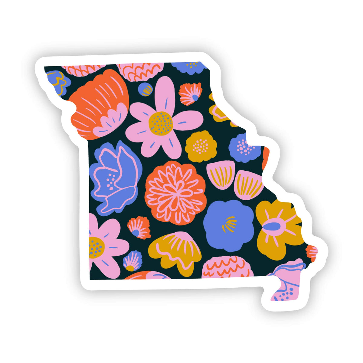 Missouri Sticker - Colorful Flower – Big Moods