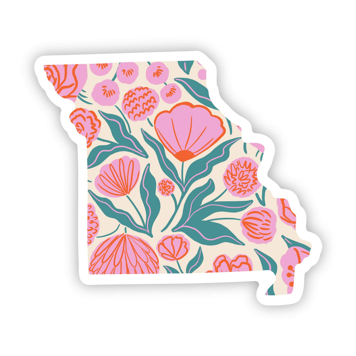 Missouri Sticker - Elegant Floral – Big Moods