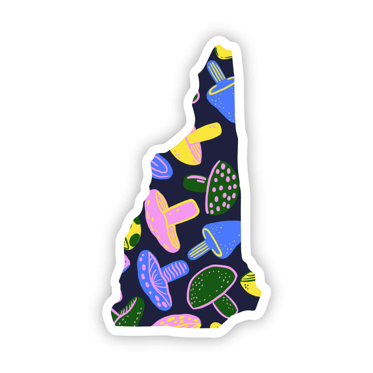 New Hampshire Sticker - Mushroom – Big Moods