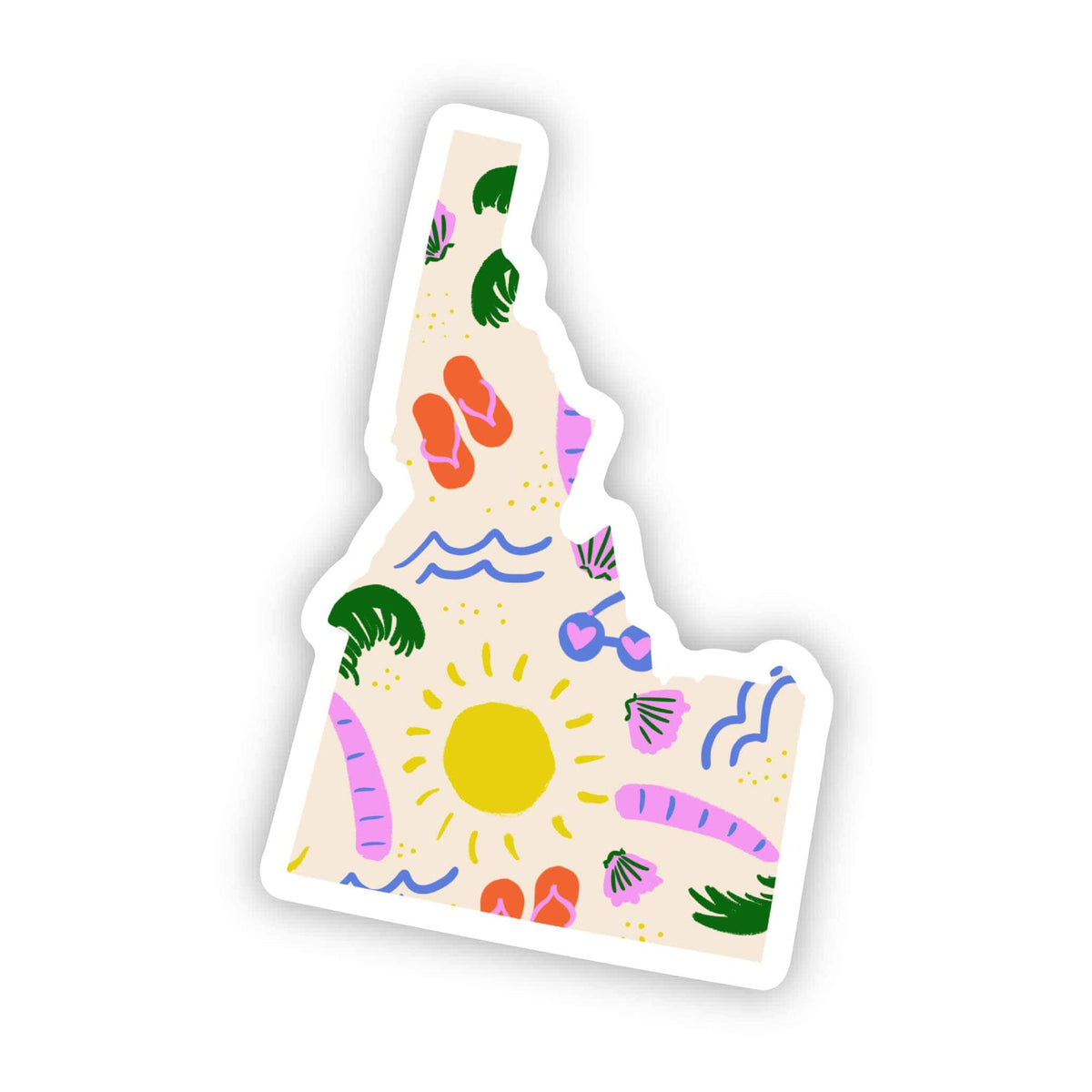 Idaho Sticker - Beach – Big Moods