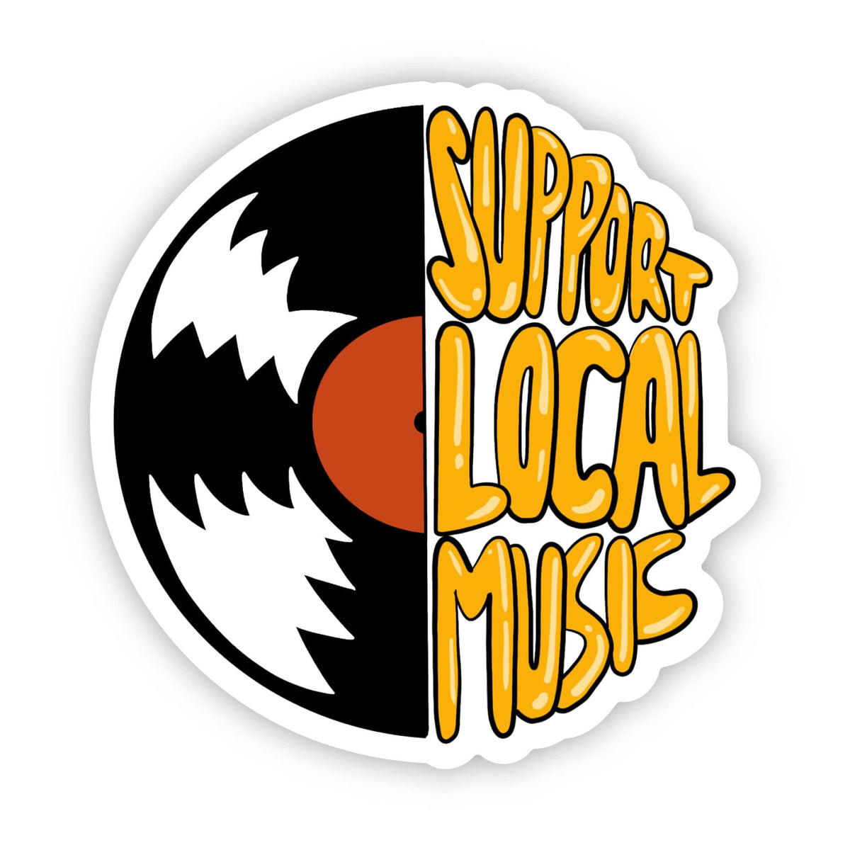 Support local music sticker – Big Moods